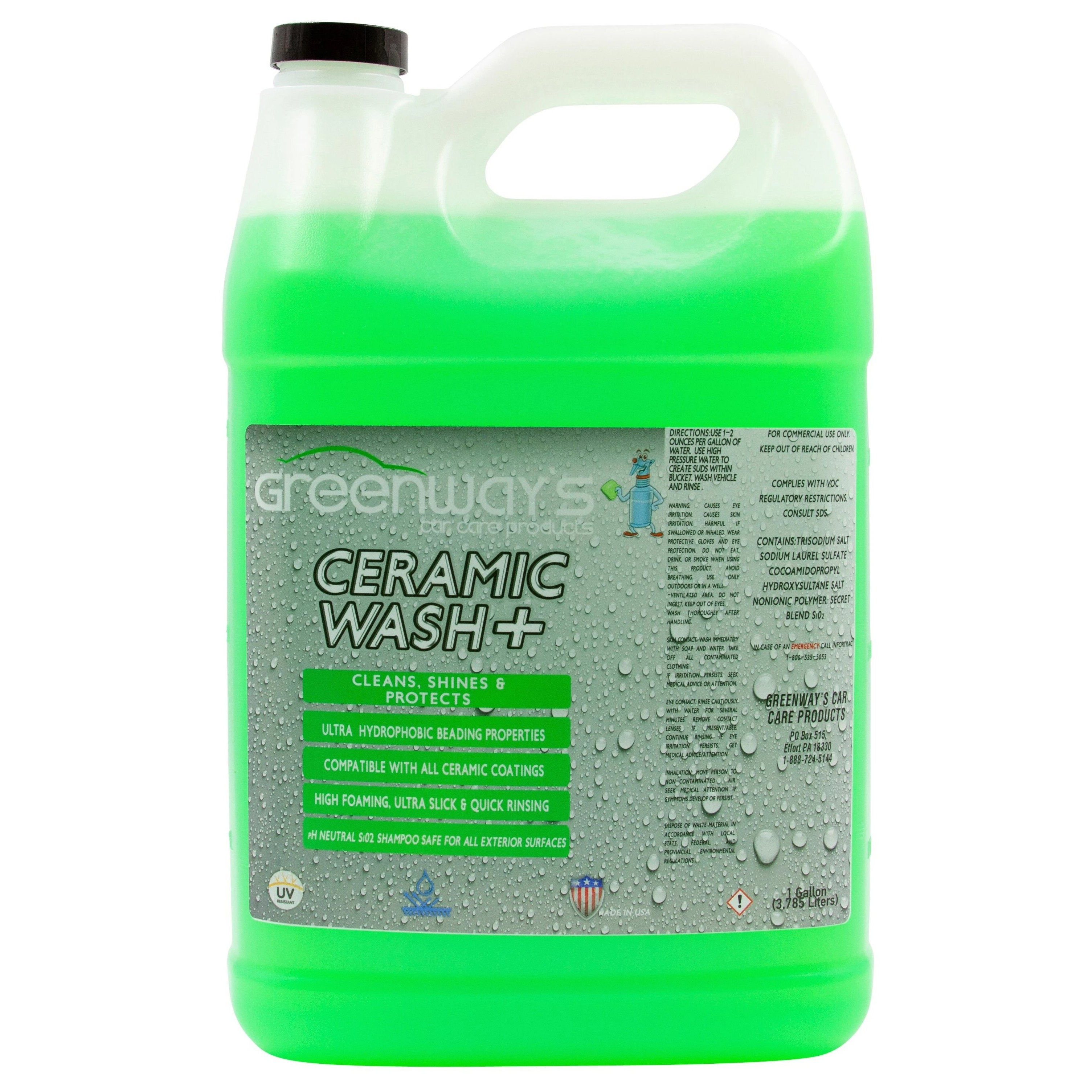 Ceramic Wash + Clean, Wash, Protect With Si02 Car Wash – Greenway's Car ...
